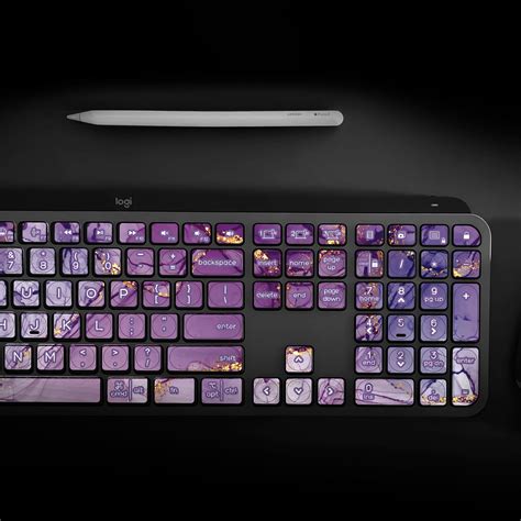 Logitech Keyboard Full Size MX Keys Keyboard Stickers Set Of 6 Logitech MX Keys Cute Keyboard