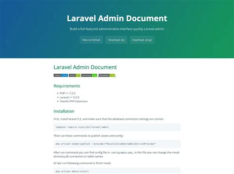 Laravel Admin By Xxl4 A Undefined Template Built At Lightspeed