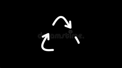 Hand Drawn Arrow Indicating Button Position Direction Object Stock