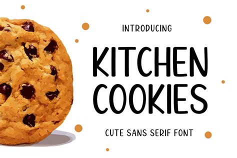 Kitchen Cookies Font Av Type Fontspace