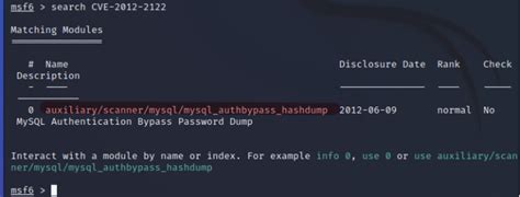Mysql身份认证绕过漏洞复现（cve 2012 2122）mysql Cve 2012 2122 Csdn博客