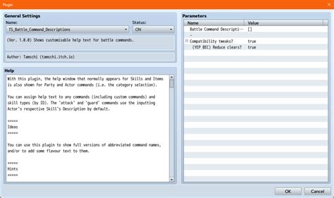 Battle Command Descriptions Mv Mz By Tamschi