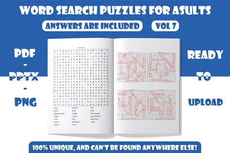 100 word search puzzle and solution kdp graphic by bam designs · creative fabrica