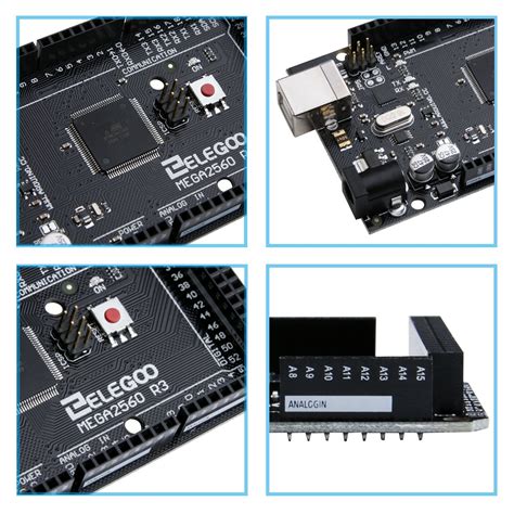 Elegoo For Arduino Mega2560 R3 ボード Mega2560 Mega16u2 Usb ケーブル ブラック Kimonju