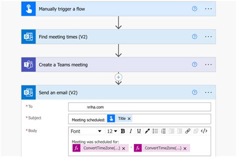 How To Schedule Teams Meeting With Power Automate Flow
