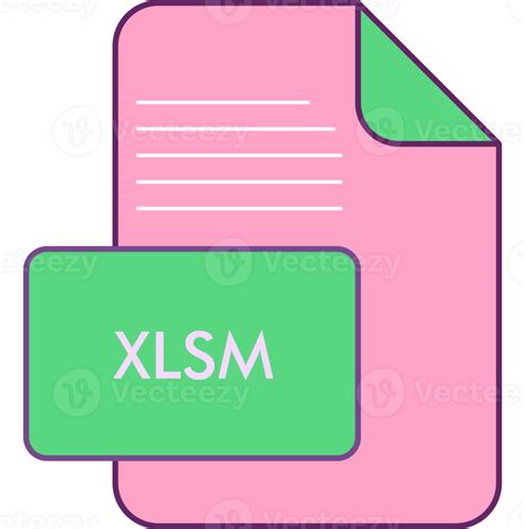 Modern Xlsm Fille Extension Icon Fiill And Outline 57325799 Png