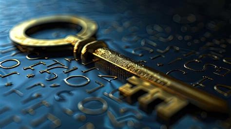 Metal Key Lying On A Circuit Board Technology Cybersecurity Security