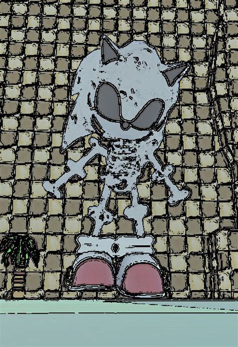 Skeleton Sonic Fan Art Halloween Edition Art Sonic Fan Art Fan Art