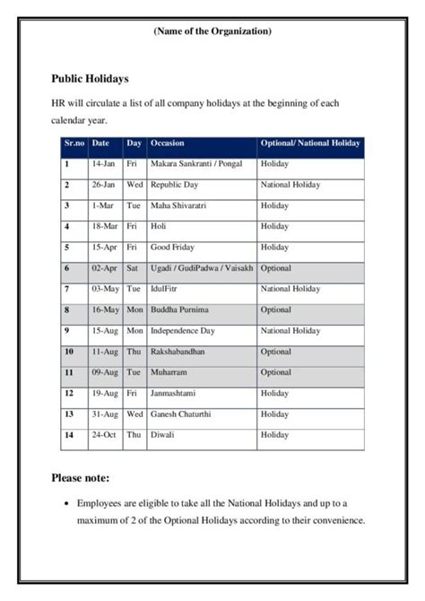 Hiring Policy Sample Download Template Word Pdf
