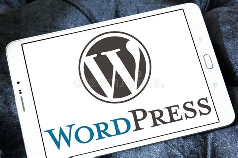 Wordpress Logo Editorial Image Image Of Icon Press 101335225
