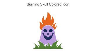Burning Skull Colored Icon In Powerpoint Pptx Png And Editable Eps Format PPT PowerPoint