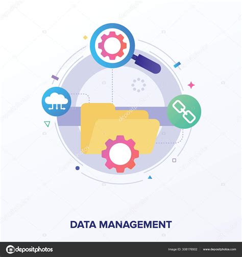 Data Management System Vector Design Stock Vector By ©vectorspoint