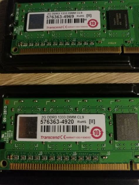 Prodajem 4 Gb Ram Memorije 2x2 Za Pc Ddr3 1333