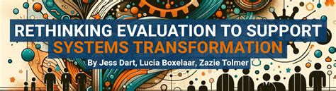 Rethinking Evaluation To Support Systems Transformation Clear Horizon