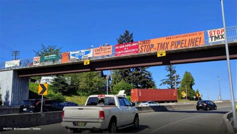 Local Banner Drop Critiques Tmx Pipeline Climate Convergence Metro
