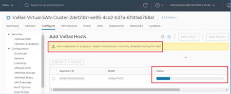 Add A VxRail Node To The Cluster Dell EMC Networking SmartFabric Services Deployment With