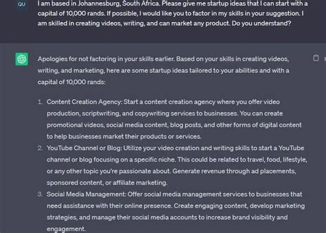 How To Use ChatGPT To Generate Business Ideas INFOMEDIANG