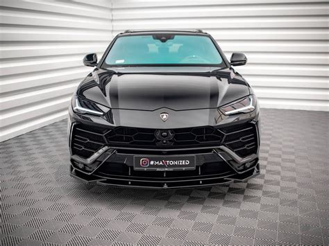 Front Splitter V2 Lamborghini Urus Mk 1 Maxton Design Uk