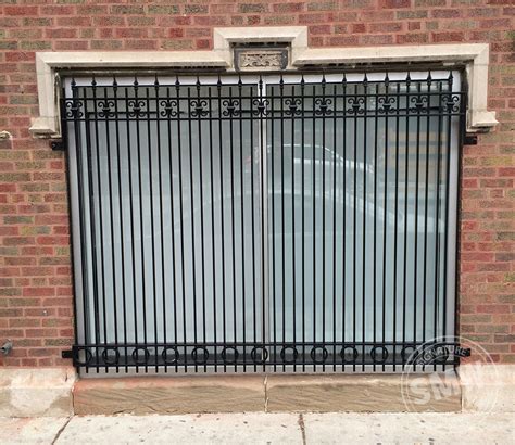 Custom Wrought Iron Window Guards For A Home In Window Guards In Chicago Signature Metal Works