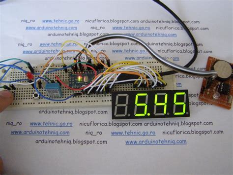 Rtc Clock With Manual Adjust And Alarm Thermometer And Higrometer Using Arduino Arduino Tehniq
