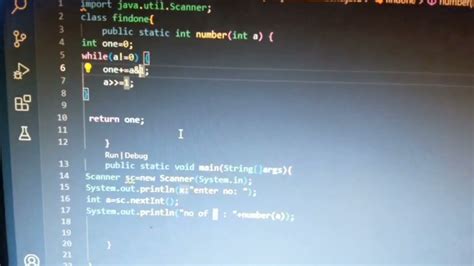 Program To Count The Number Of 1s In A Binary Representation Of The Numberjava Youtube