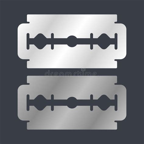 Classic Sharp Razor Blade Vector Stock Vector Illustration Of Shaved