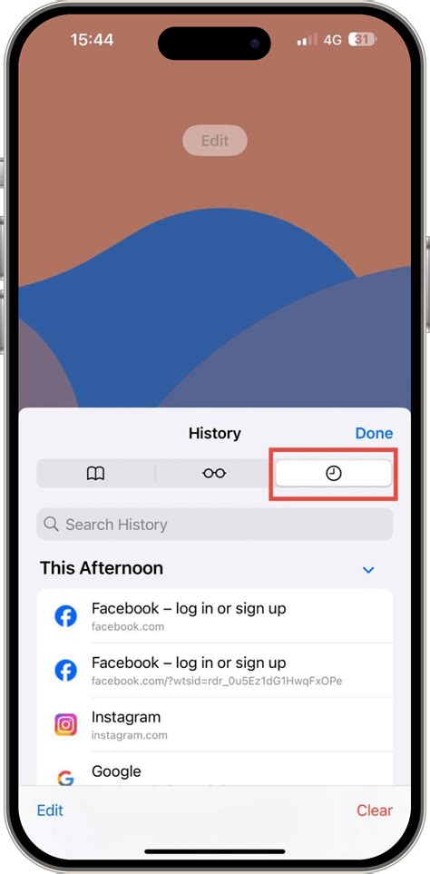 how to clear browsing history on iphone 2025 update