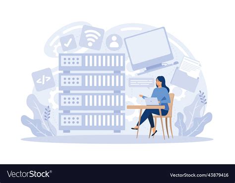 Website Development Web Design Programming Vector Image