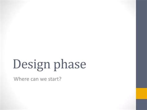 PPT Design Phase PowerPoint Presentation Free Download ID