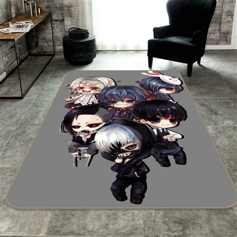 Tokyo Ghoul Anime 31 Area Rug Living Room And Bed Room Rug T Us