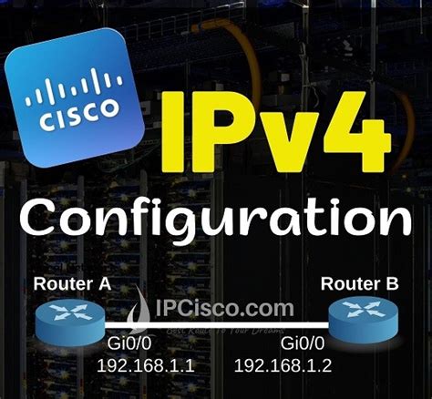 Cisco IP Address Configuration IPv Address Config Example