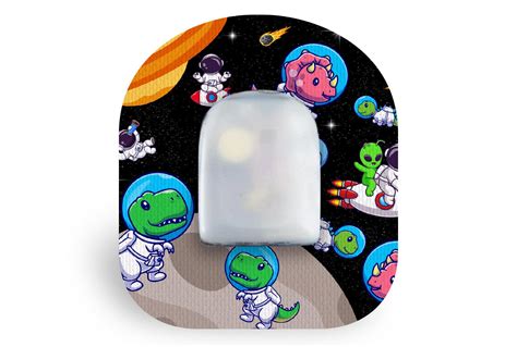 Shop Space Dinosaur Patch Omnipod Today Protect Your Cgm Trusted By Thousands Like You