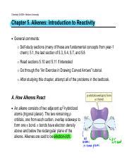 Understanding Alkenes: Reactivity, Mechanisms, and Reactions | Course Hero