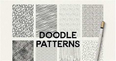 Doodle Patterns Vol1 Backgrounds Patterns Ft Patterns And Seamless Envato Elements