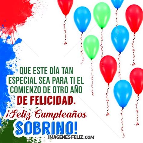 Feliz Cumplea Os Sobrino
