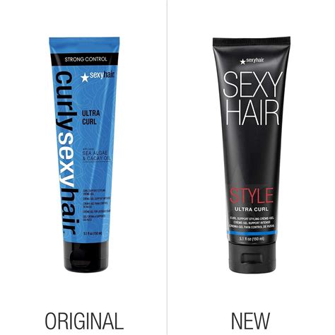 Sexyhair Style Ultra Curl Support 51 Oz Cr Me Gel High Control For Defined Long Lasting