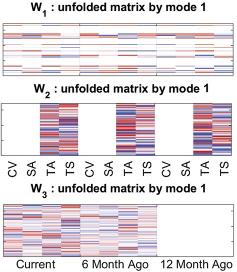 The Columns Rows And Slices Of The FMRI Tensor Selected By The