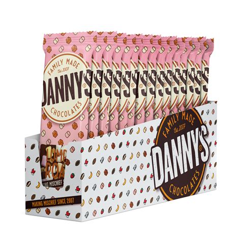 Lumpy Road Dannys Mini Chocolate Bar Srp 15 X 40g Dannys Chocolates