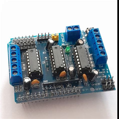 Jual L293d Motor Driver Board Shield Arduino Sudah Di Solder Kota Blitar Tokunik Tokopedia