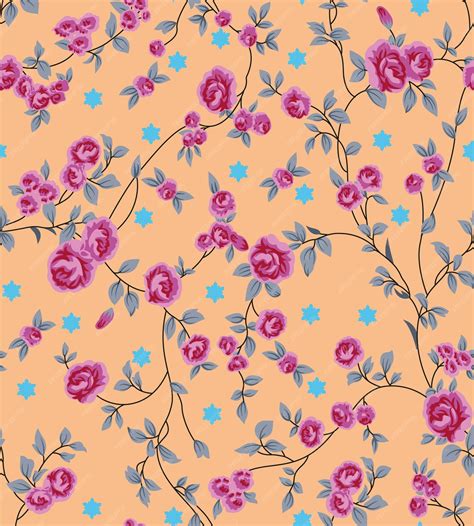Premium Vector Textile Seamless Pattern Design Fabric Print Wallpaper