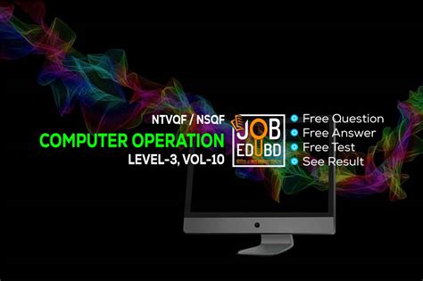 Computer Operation Level 3 Suggestion V 10 Nsda । Bteb