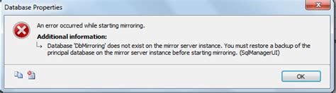 It Journey Implement Database Mirroring In Sql Server