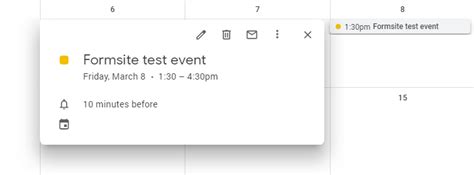 Google Calendar Create Links To Schedule Events Formsite