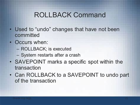 Oracle 11g: SQL Chapter 5 Data Manipulation and Transaction Control. - ppt download