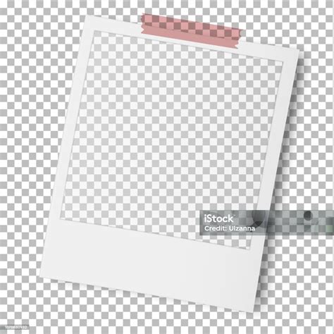 오래 된 사진 프레임 투명 한 배경에 고립입니다 벡터 일러스트입니다 사진 촬영 이미지 캡처에 대한 스톡 벡터 아트 및 기타 이미지 사진 촬영 이미지 캡처 사진 예술 및