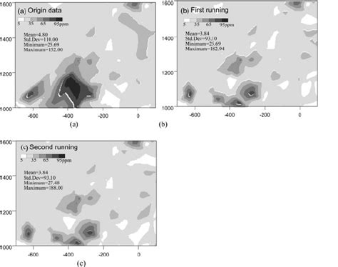 Comparison Between Geochemical Maps Obtained By The Fractal Download Scientific Diagram