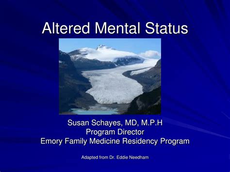 PPT Altered Mental Status PowerPoint Presentation Free Download ID 164635