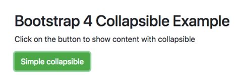 Bootstrap Collapse Tutorialmines