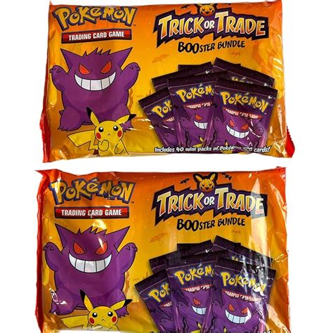 Buy Pokemon Tcg Trick Or Trade Booster Bundle 2 Pack 80 Total Mini