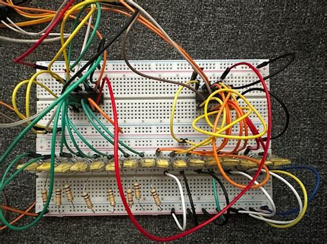 Two Serialized TPIC6B595 Shift Registers Behaving Oddly With PWM LEDs
